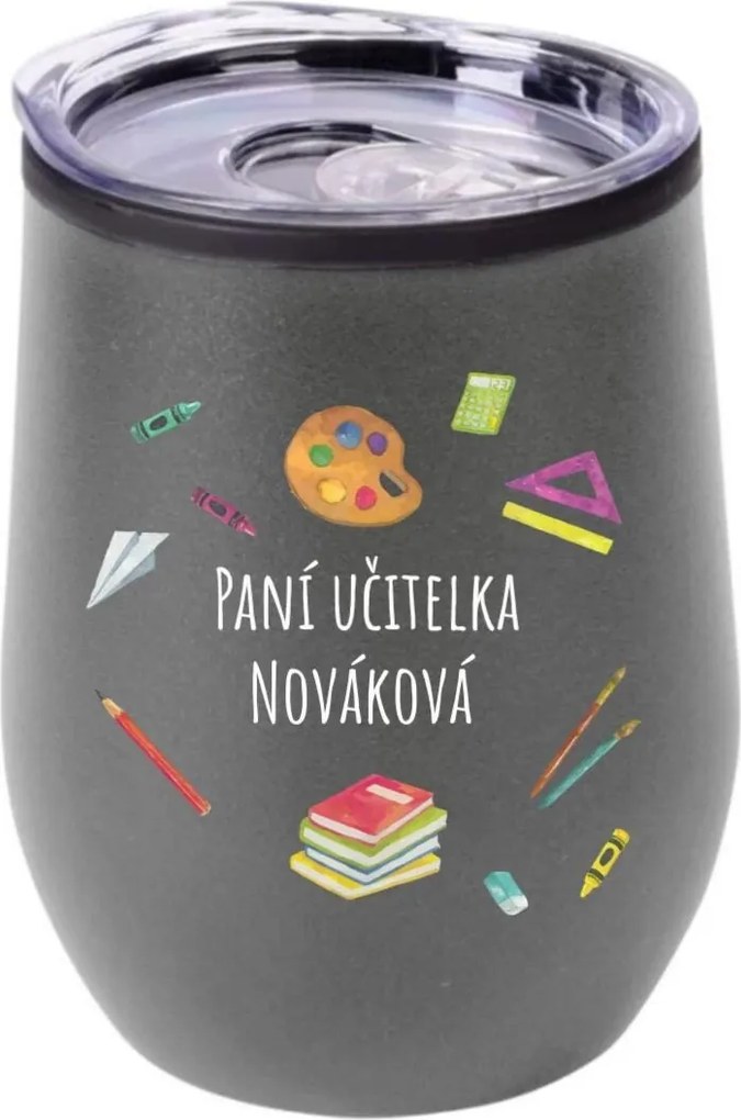 Personalizovaný termohrnek "BOWL" pro paní učitelku/pana učitele (pomůcky)