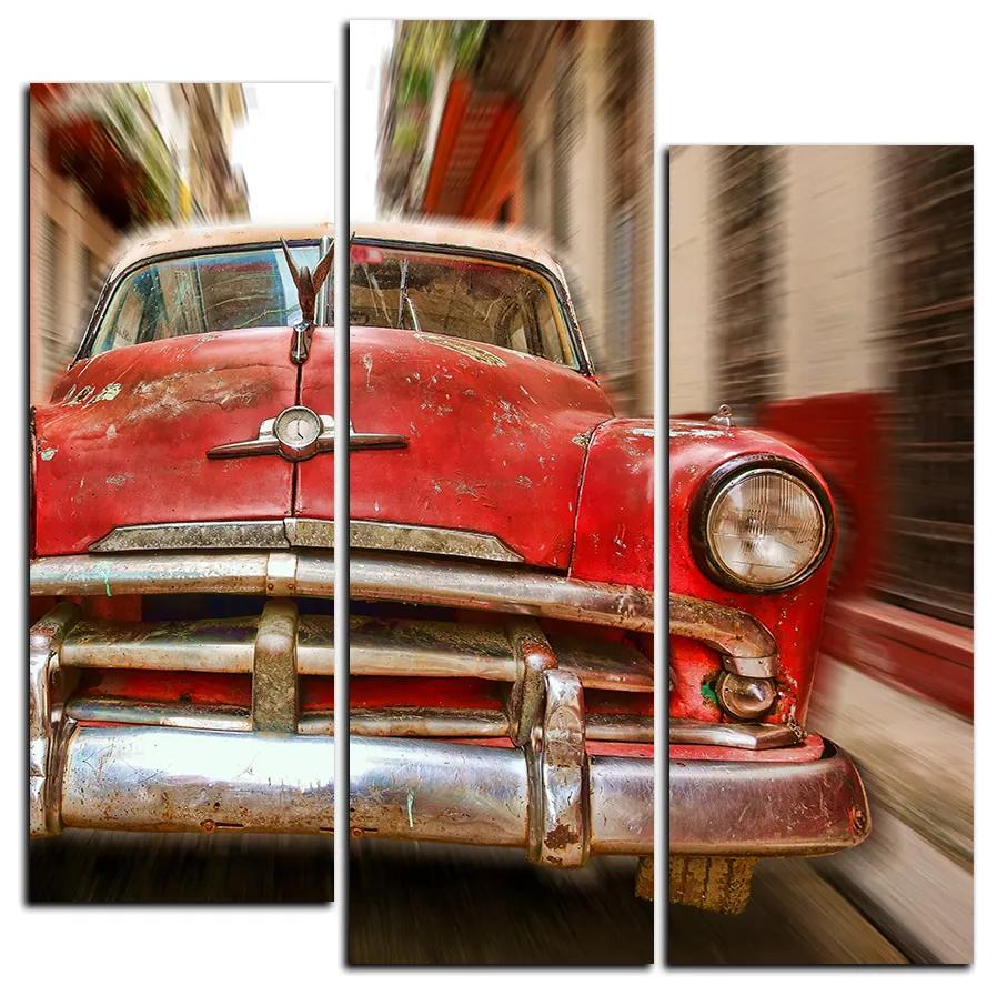 Obraz na plátně - Klasické americké auto - čtverec 3123C (75x75 cm)