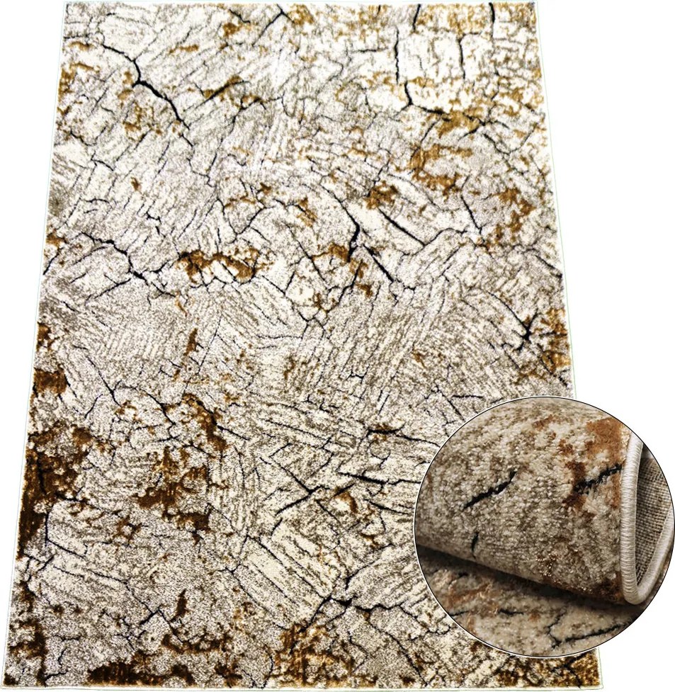 BE Koberec Miami Plus 0300 BEIGE - béžový obdélníkový Rozměr: 40x60 cm