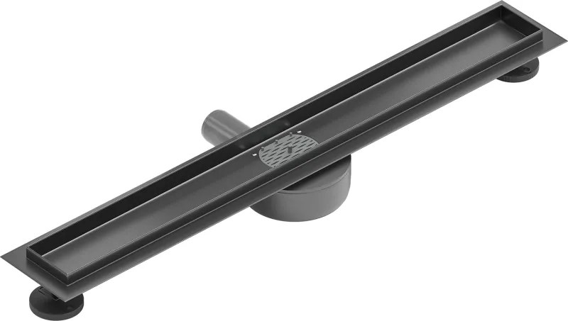 Mexen Flat 360°, tělo žlabu 60 cm, broušený grafit, 1E40060