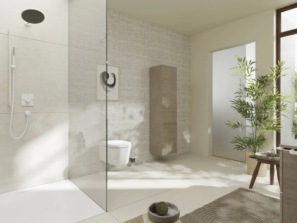 Hansgrohe ShowerSelect Comfort E, termostat pod omítku pro 2 spotřebiče, bílá matná, HAN-15572700