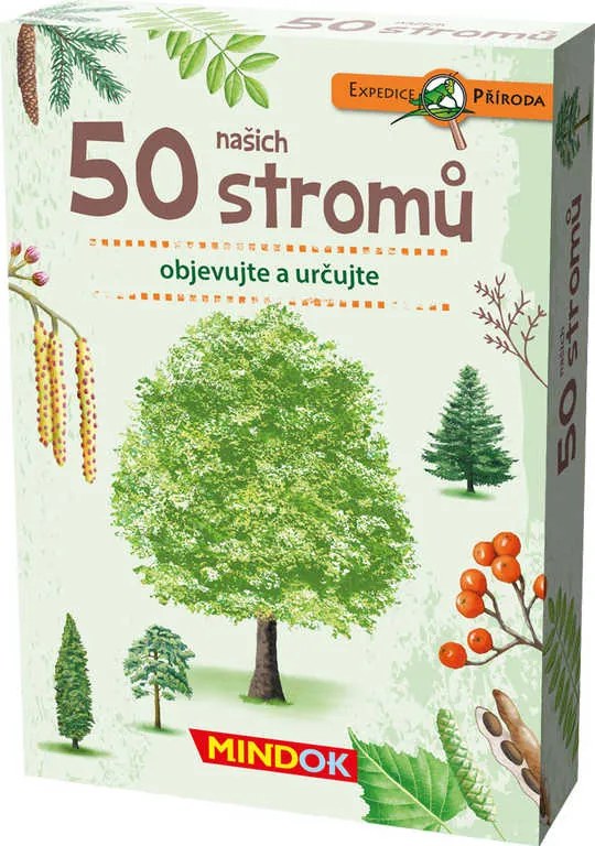MINDOK HRA kvízová Expedice Příroda: 50 našich stromů naučná mn276