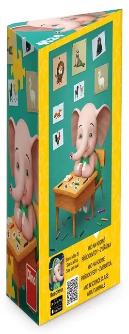 Dino Puzzle triangl Sloník Mio 24 dílků