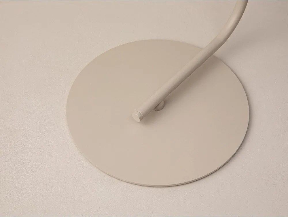 Krémová kovová stolní lampa (výška 42 cm) Nocte – Micadoni