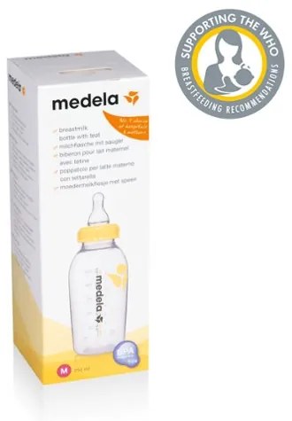 Medela Kojenecká láhev Calma 250 ml + dudlík