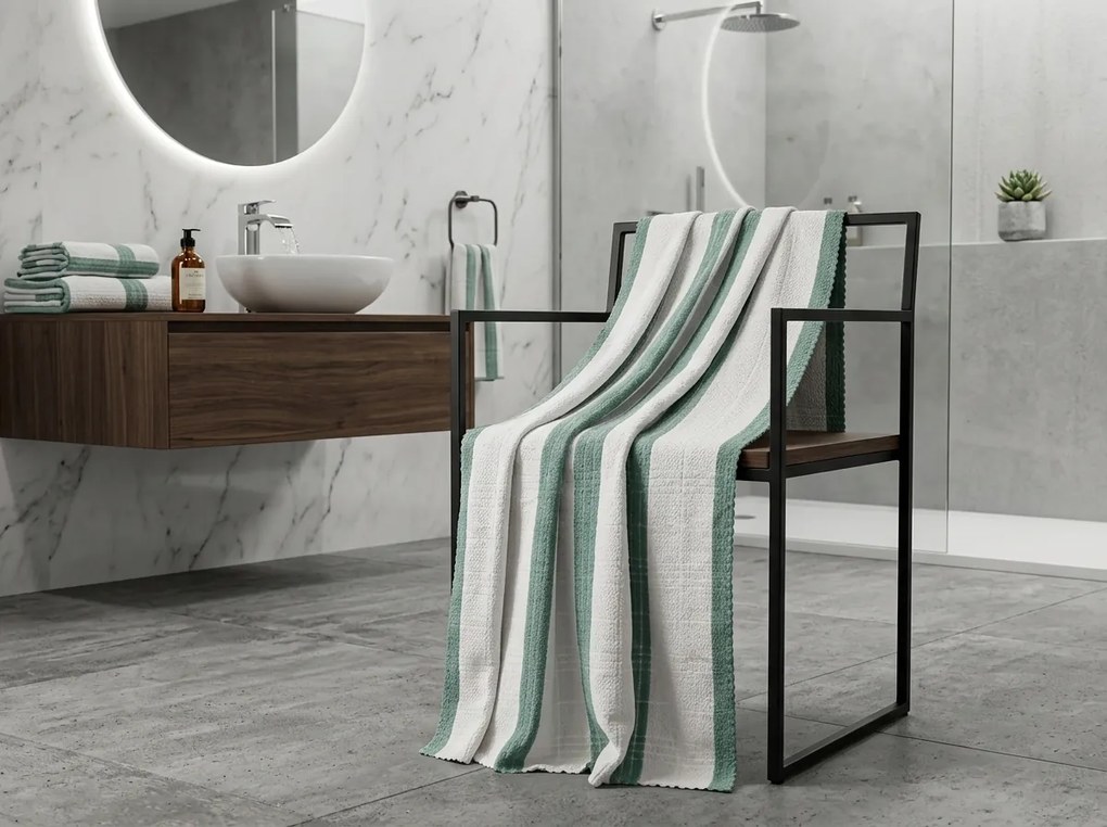 Rychleschnoucí ručník VELMORA 50x100 cm mentolový, 100% mikrovlákno