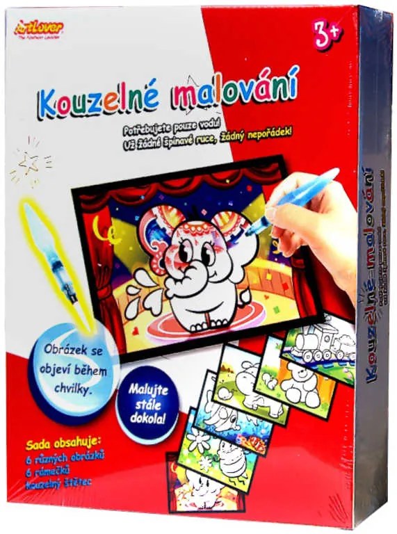 _Ostatní 1_ Kouzelné malování vodou kreativní set 6 obrázků se stojánky a štětcem 22088755