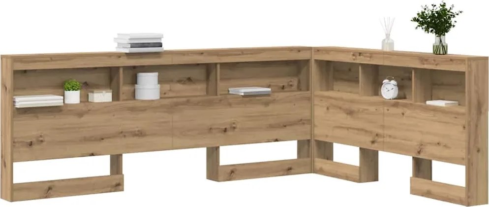 Úložné čelo postele Artisanový dub Kompozitní dřevo 3335492