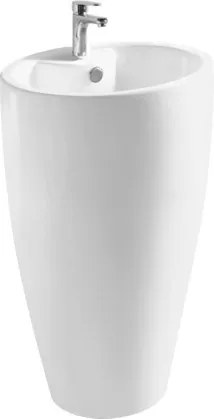 Mexen Orkla, volně stojící umyvadlo 50x38x81,5 cm, bílá lesklá, 26065000