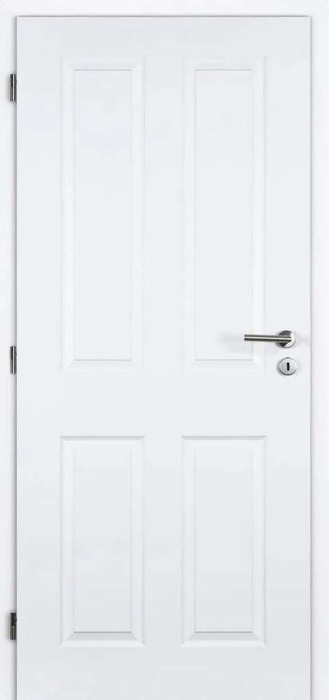 Doornite Odysseus Interiérové dveře 60 L, 646 × 1983 mm, lakované, levé, bílé, plné