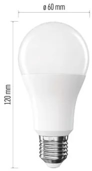 Emos lighting LED žárovka Classic A60 / E27 / 13 W (100 W) / 1521 lm / teplá bílá 1525733281