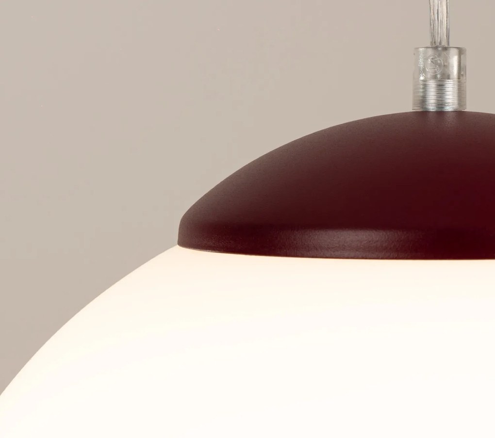 Sollux Lighting Závěsné svítidlo UGO 30 bordó