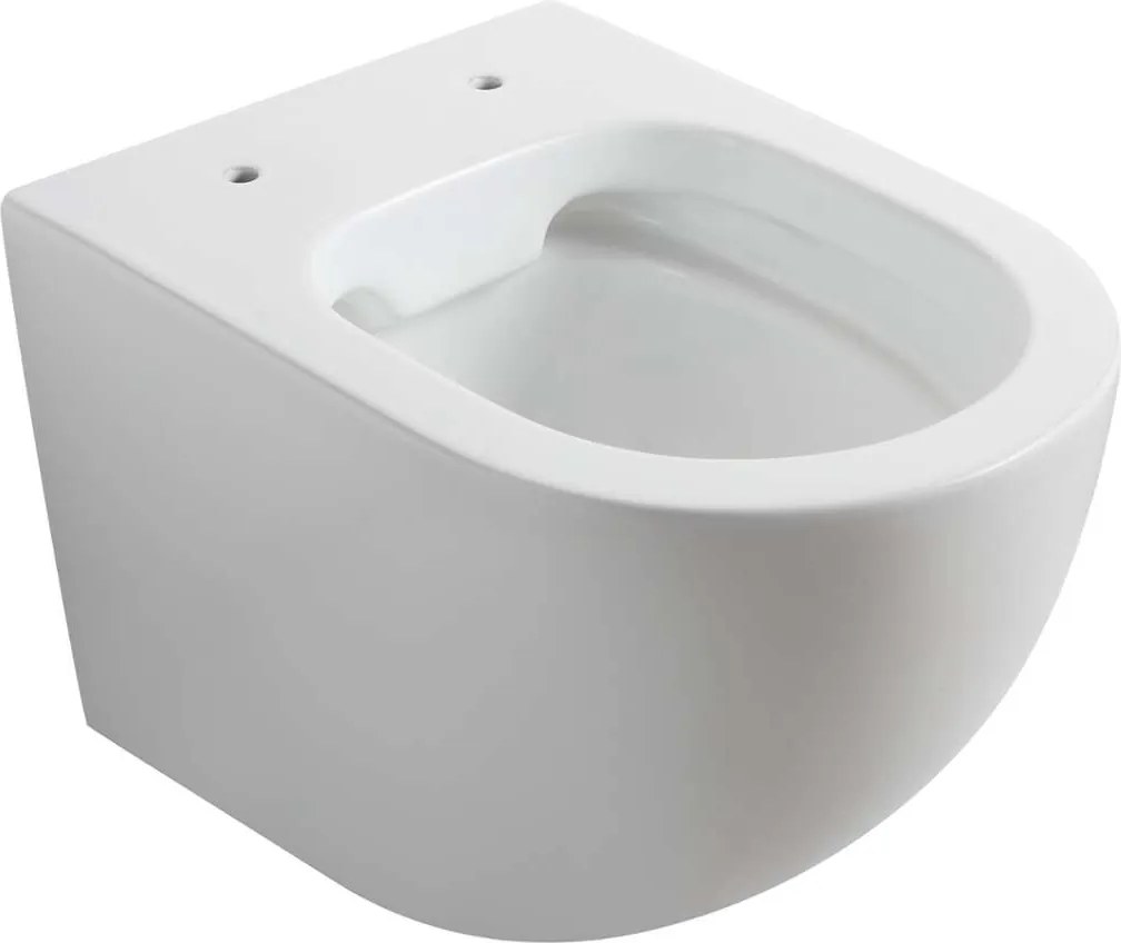 kielle Gaia - Závěsné kompaktní WC, Rimless, bílá 30115003T
