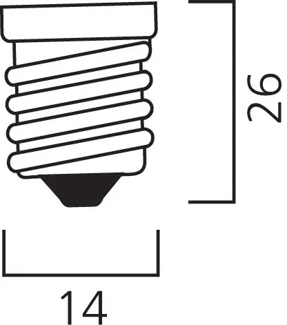 SOLIGHT SMD LED žárovka reflektorová R50 5W E14 4000K 440lm