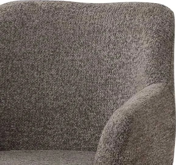 Designová otočná židle Deimena hnědá