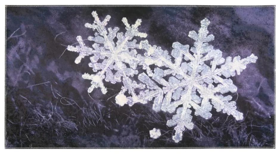 Koberec Vitaus Big Snowflakes, 50 x 80 cm