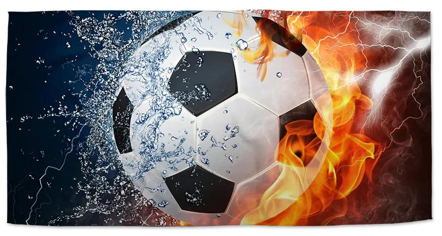 Ručník SABLIO - Fotbalový míč 30x50 cm