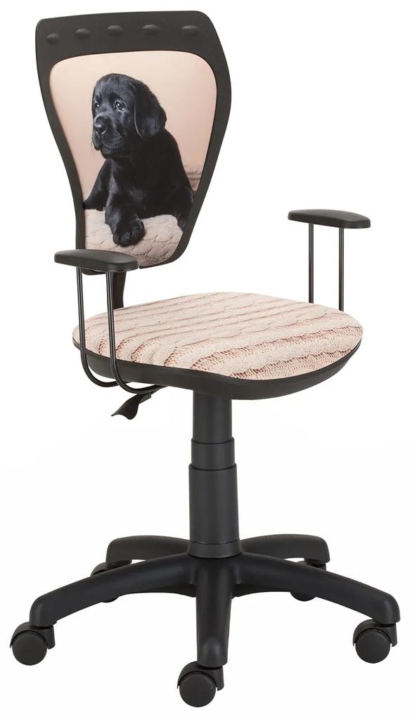 Židle Ministyle černá Labrador