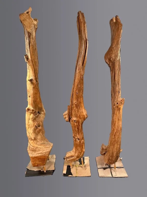 Přírodní skulptura Teak 160 cm