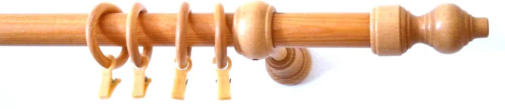 Garnýže Excelente dřevěná Buk - 400 cm