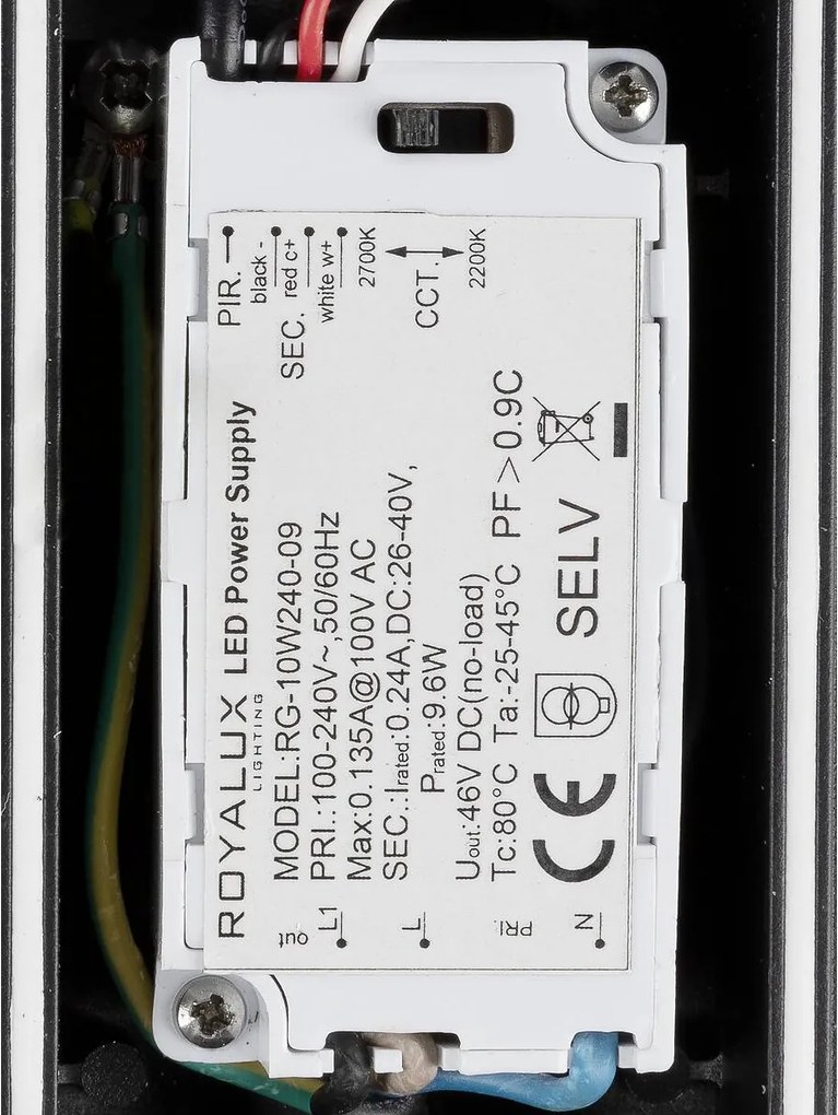 LA 1010198 TAHA II 70 volně stojící svítidlo, PHASE, 2200/2700 K, IP65, válcové, černé - BIG WHITE (SLV)