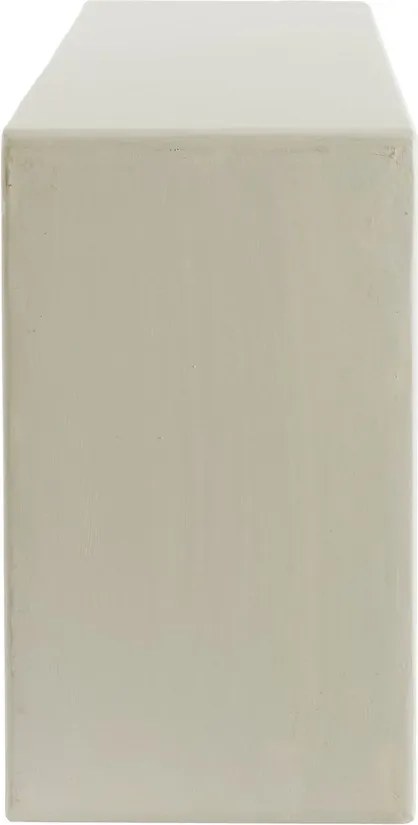 Krémová knihovna 140x60x35 cm Nahua – Light & Living