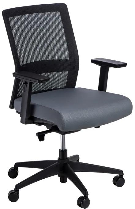 Culty Kancelářská židle Milneo, látka, černá/šedá