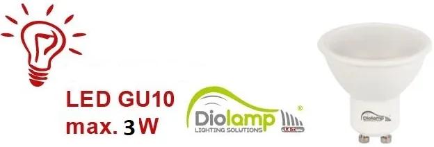 ACA Lighting Zahradní reflektor SL7030G max. 3W LED/GU10/230V/IP65, šedý