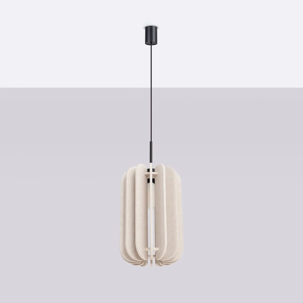 Sollux Lighting Závěsná lampa MULA 27 béžová