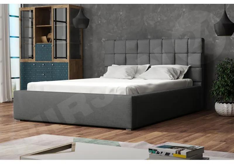 Čalouněná postel s rolovatelným roštem Kinec, Rozměr postele: 180, Potah: Malmo 13 378