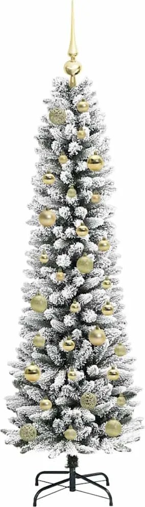Umělý vánoční stromeček Bílá 150 cm PVC, kov a plast 3396097