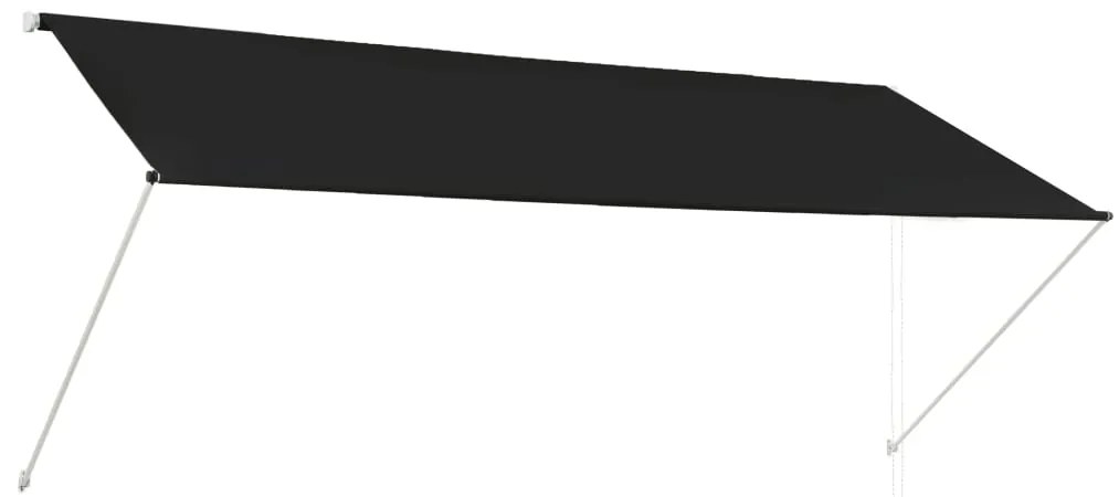 Zatahovací markýza 300 x 150 cm antracitová 143761