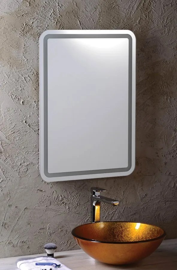 Sapho Sapho, NYX kulaté zrcadlo s LED osvětlením, průměr 50cm, NY500