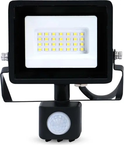 Nedis LLFLP16BLK - LED Reflektor se senzorem pohybu a soumraku LED/20W/230V IP44