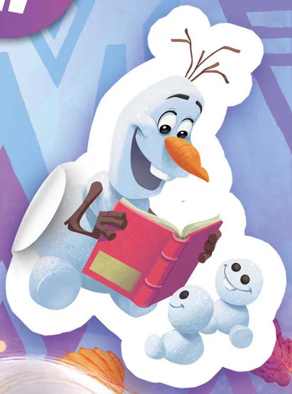 JIRI MODELS Omalovánky tvarované + samolepky Frozen (Ledové Království) 9