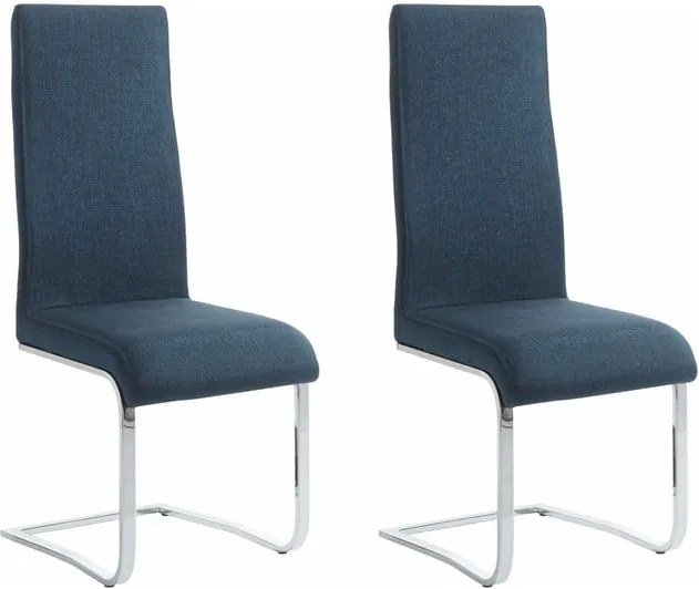Sada 2 modrých jídelních židlí Støraa Teresa