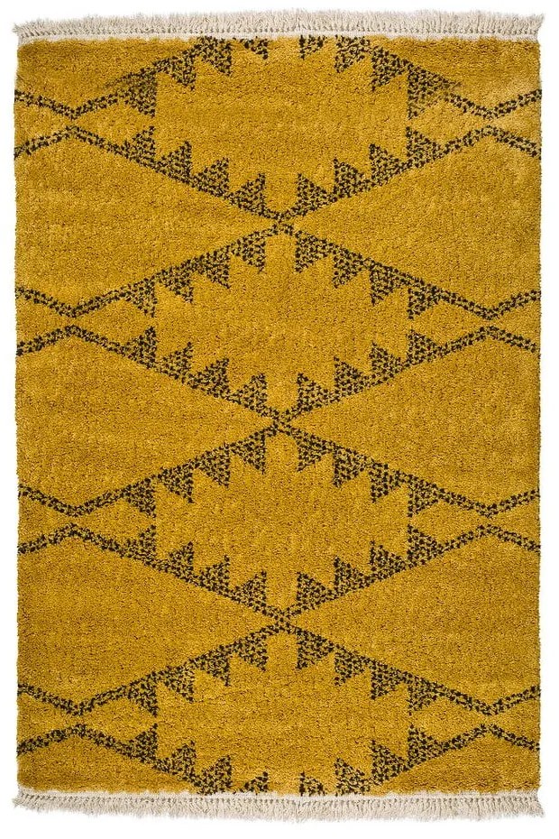 Žlutý koberec Universal Zaida Mostaza, 200 x 290 cm
