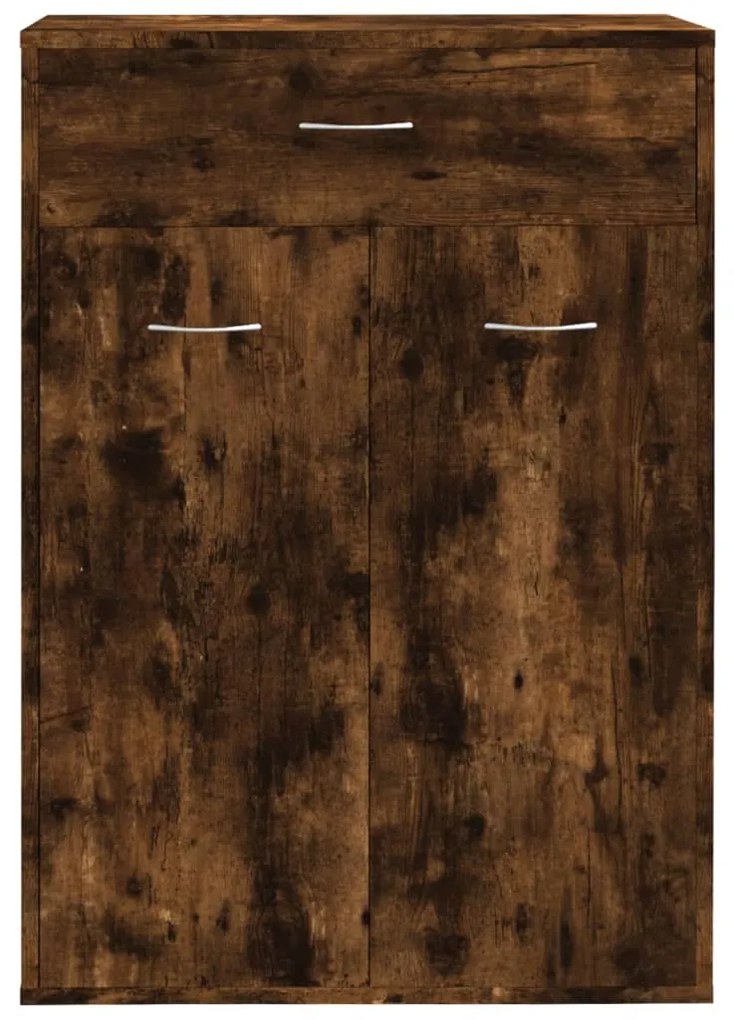 Botník kouřový dub 60 x 35 x 84 cm kompozitní dřevo - Default Title