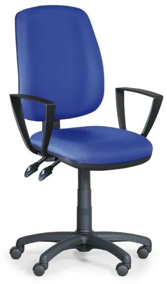 Antares Kancelářská židle ATHEUS s područkami, modrá