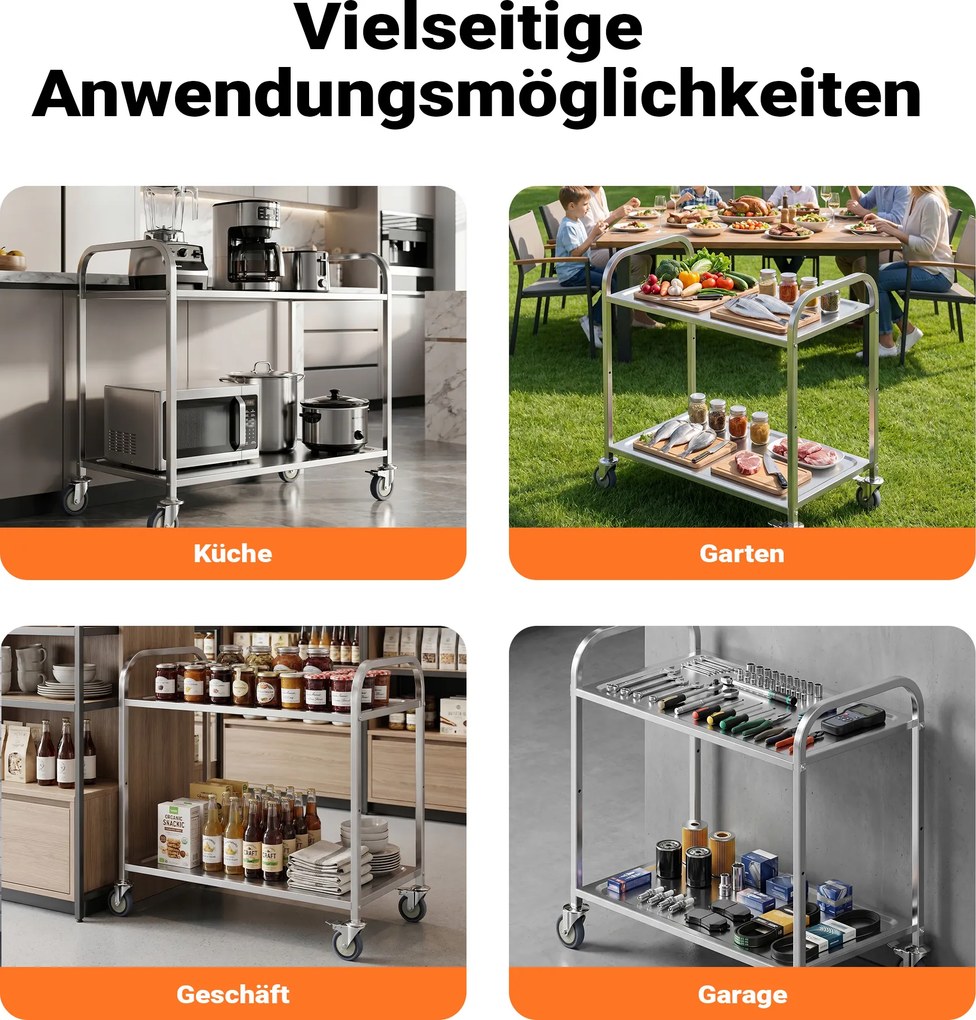 Servírovací vozík XPOtool – 150 kg (61905)