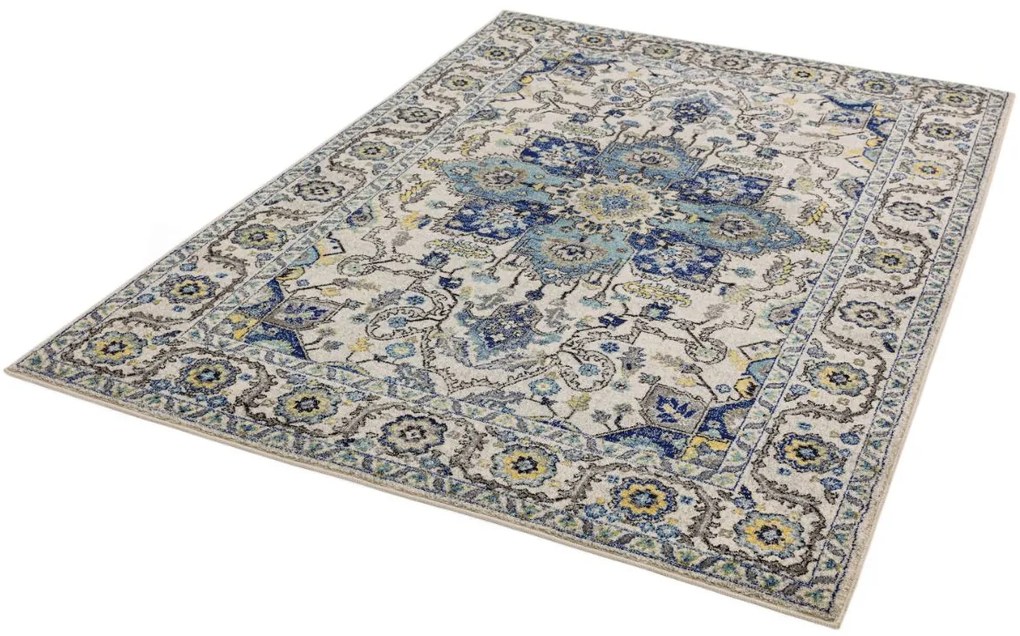 Barevný  koberec Dinamo Oriental Blue Rozměry: 200x290 cm