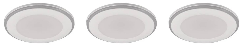 LED downlight Argus RGBW remote 3ks bílá