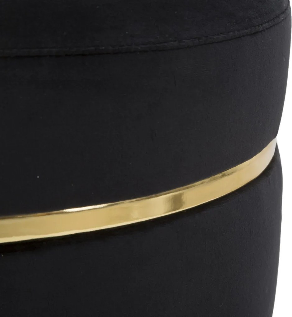 Taburet PARIS 35 cm černý