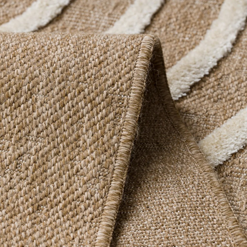Dywany Łuszczów, Kusový koberec Spark 0688A beige/cream, 120x170, béžová, chodba / předsíň