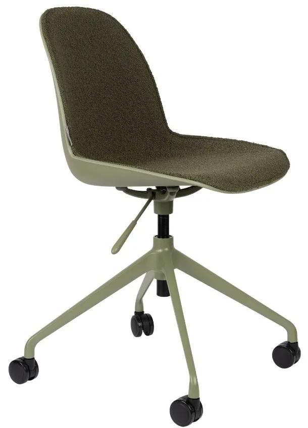 OnaDnes -20% Zelená látková konferenční židle ZUIVER ALBERT KUIP