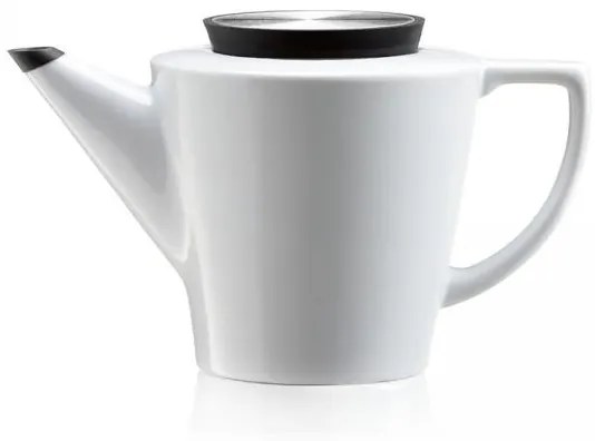 Porcelánová čajová konvice VIVA SCANDINAVIA Infusion, 1L, bílá/černá