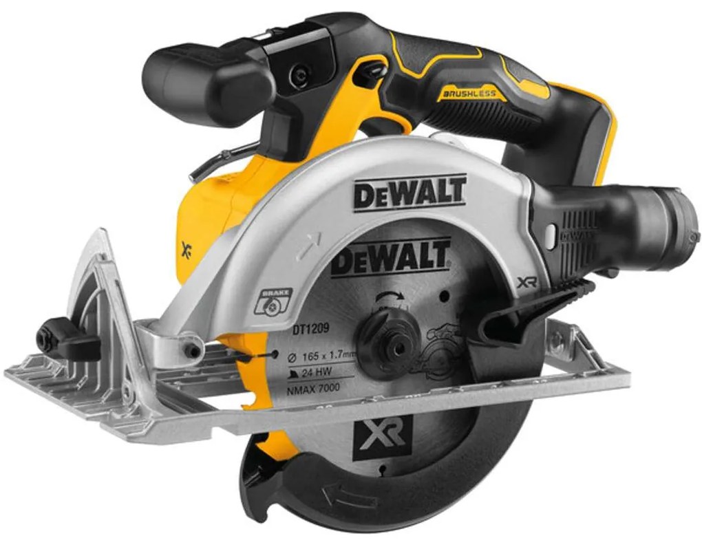 DeWALT - 18V AKU kotoučová pila 165 mm, bez baterie a nabíječky DCS565N