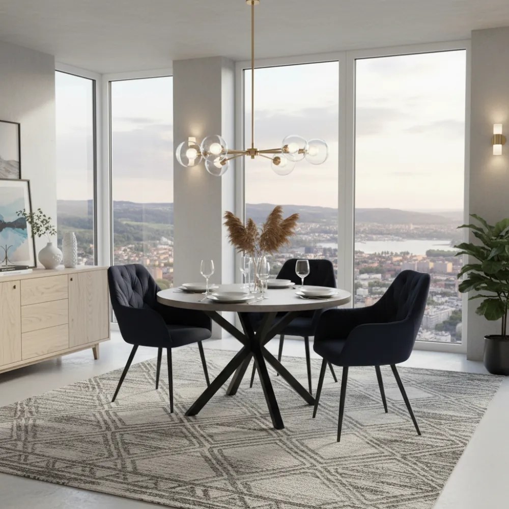 Designové křeslo, černá Velvet látka, VERIO NEW