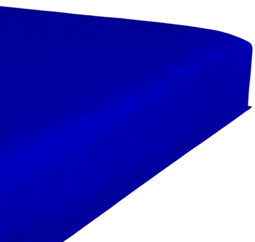Prostěradlo jersey tmavě modrá TiaHome - 120x200cm