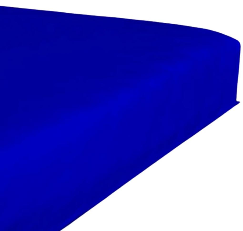 Prostěradlo jersey tmavě modrá TiaHome - 60x120cm
